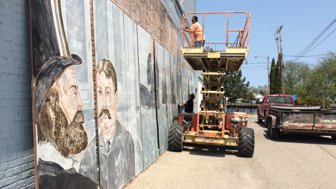 Alpena Power Company mural comes down – Blog Downtown Alpena
